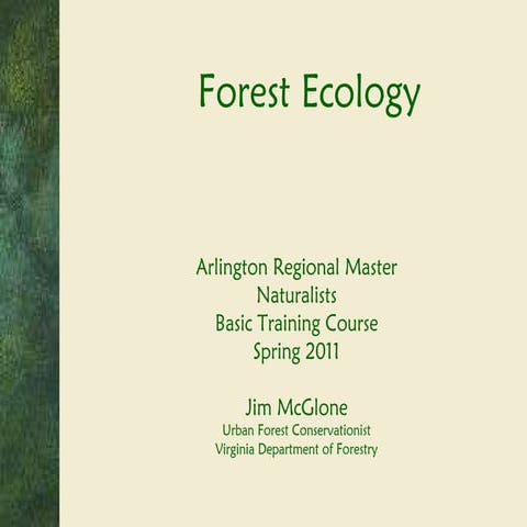Forest ecology 2011 armn | PPT