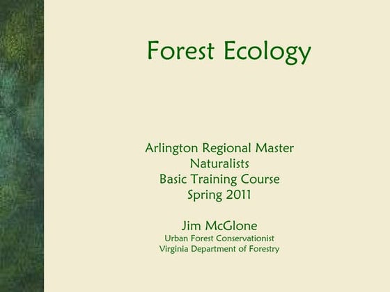Using Ecology in the School Yard | PPT