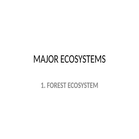 CLASSIFICATION OF FOREST | PPTX