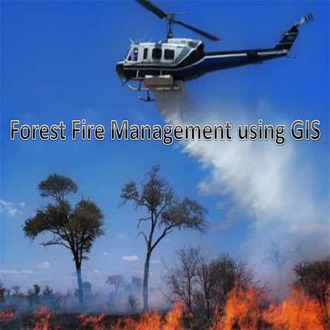 Forest fire management using gis | PPTX