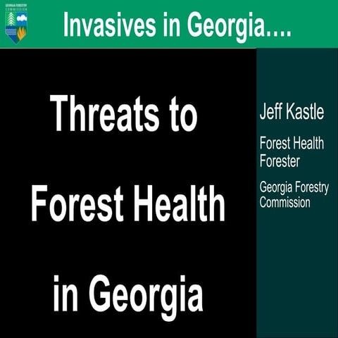 Forest Health, Forest Action Plan | PPT