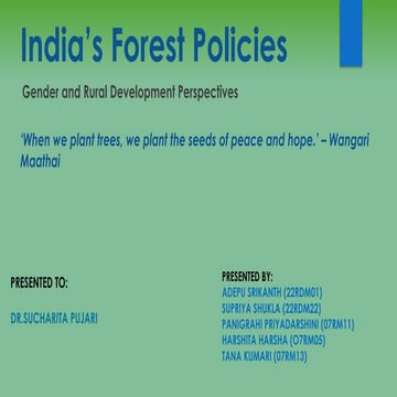Joint forest management | PPTX
