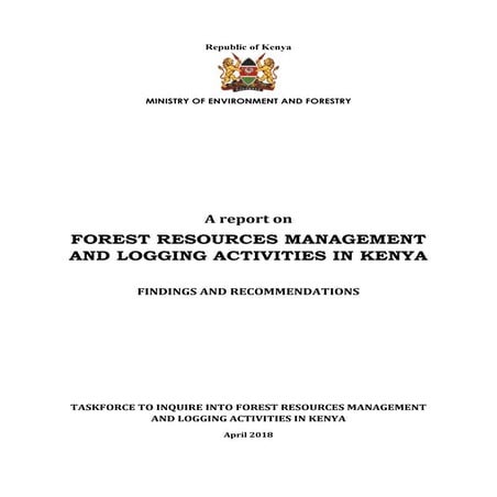 Forest Taskforce report | PDF
