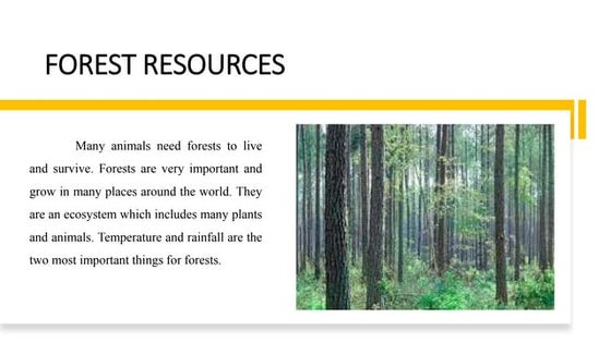Natural Resourses (Environmental Science) | PPT