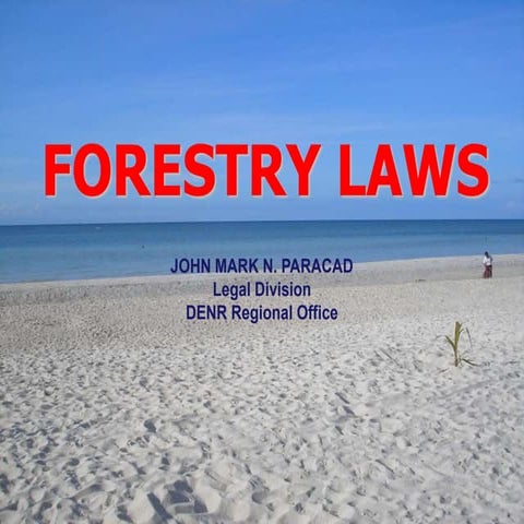 7. PD 705 & RELEVANT FORESTRY LAWS 11-27-29-13.ppt