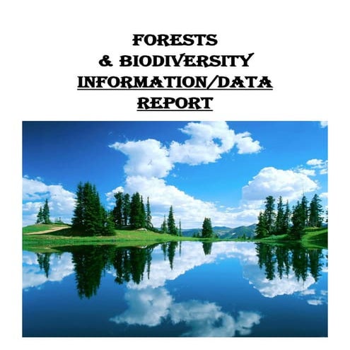 Forests and biodiversity | PDF