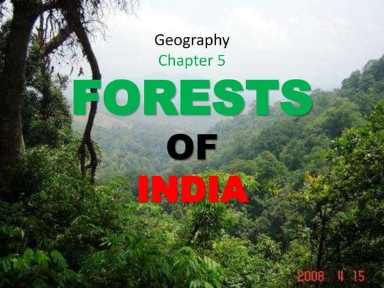 Types of forest in India | PPTX | Zoos & Aquariums | Attractions