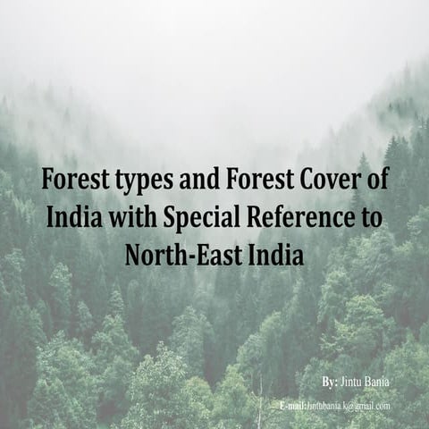 India major forest types | PDF