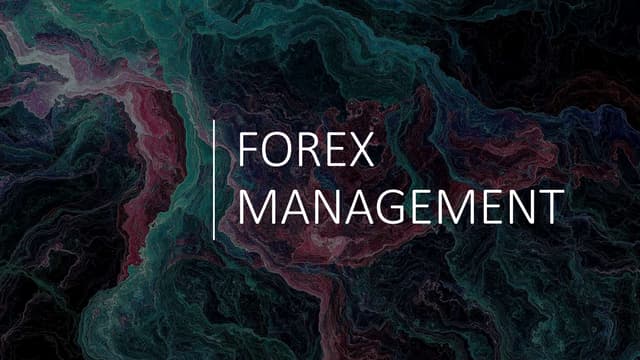 Forex management Study Note Calicut university | PDF