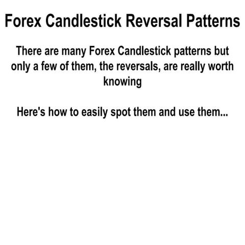Forex Candlestick Reversal Patterns | PPT