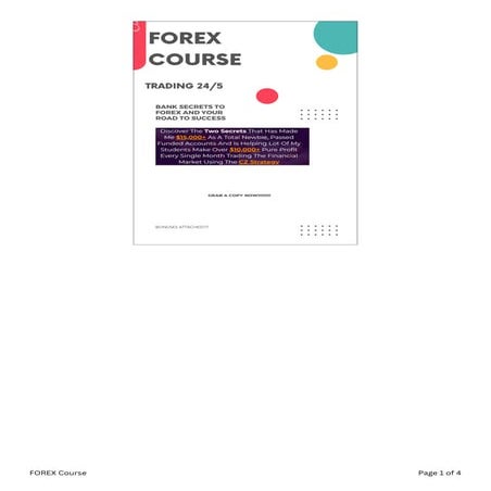 FOREX COURSE | PDF