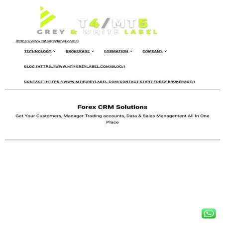 Forex CRM Solutions | PDF