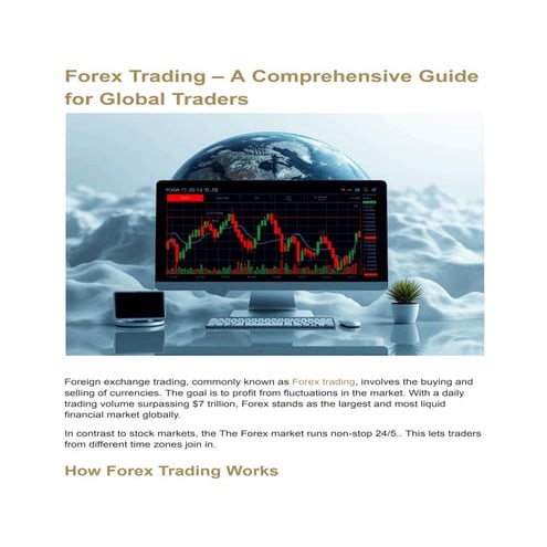 Forex Trading – A Comprehensive Guide for Global Traders | PDF
