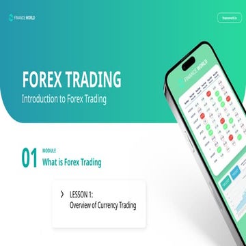 FOREX TRADING COURSE BY FINANCEWORLD.IO (PDF) | PPTX