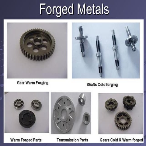 Forged metals | PPT