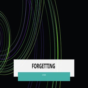 forgetting(educational psychology).pptx