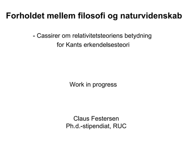 Forholdet mellem filosofi og naturvidenskab | PPT Forholdet mellem filosofi og naturvidenskab | PPT