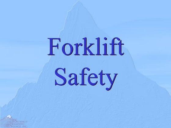 Forklift-Operator-Safety-English Presentation.ppt