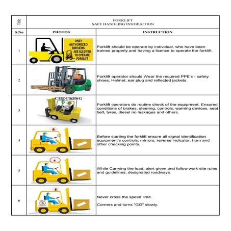 Forklift Safety Tips: Do's and Don'ts