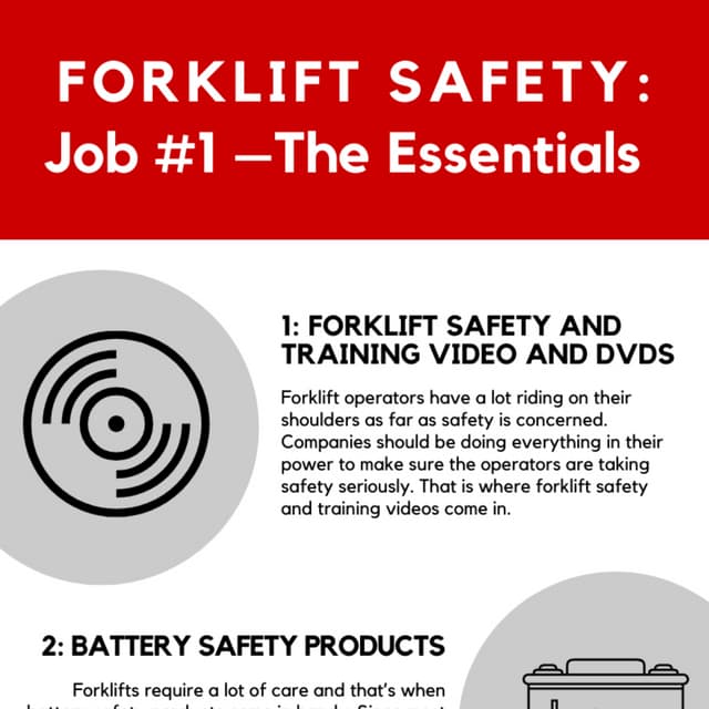 Forklift Safety Essentials [Infographic] | PDF