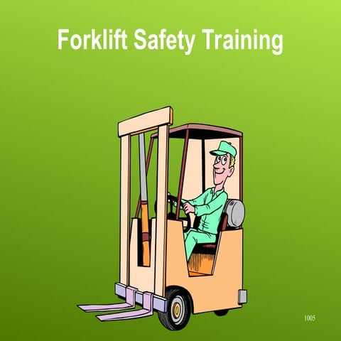 Comprehensive Forklift Safety Training: Operation, Stability, and OSHA ...