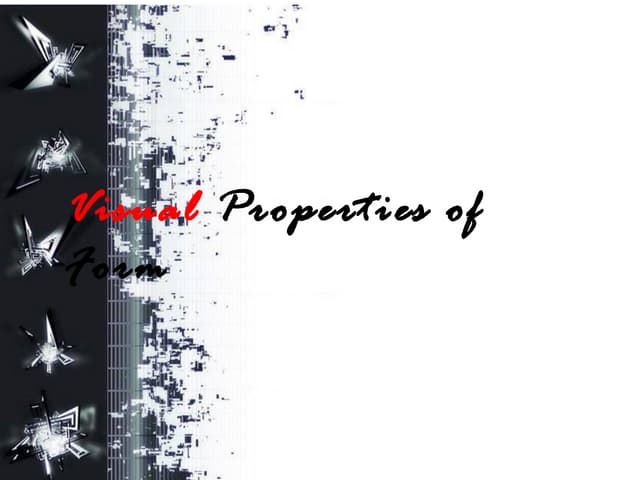 Basic design & Visual arts “TRANSFORMATIONS" | PDF