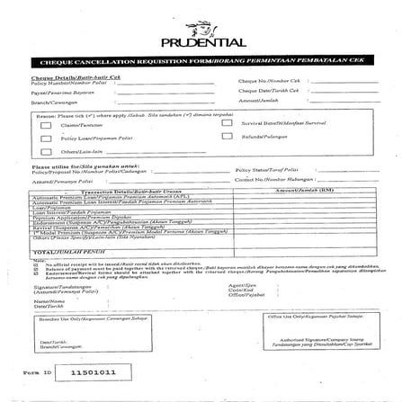 Cancel Cheque PAMB | PDF