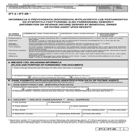 Form ift3-ift-3 r-2015 | PDF