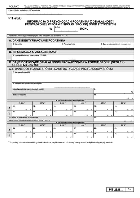 Form pit-28 a-16-2015-2016 | PDF