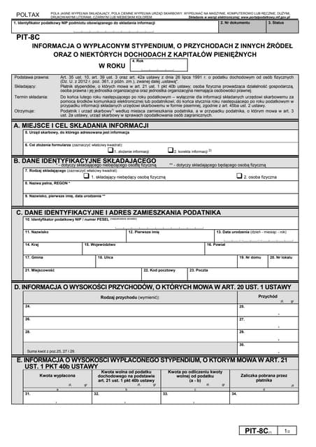 Form pit-28 a-16-2015-2016 | PDF