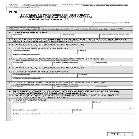 Form pit b 14- 2015-2016 | PDF