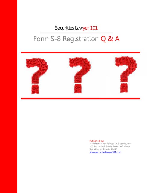 Form D Q & A | PDF