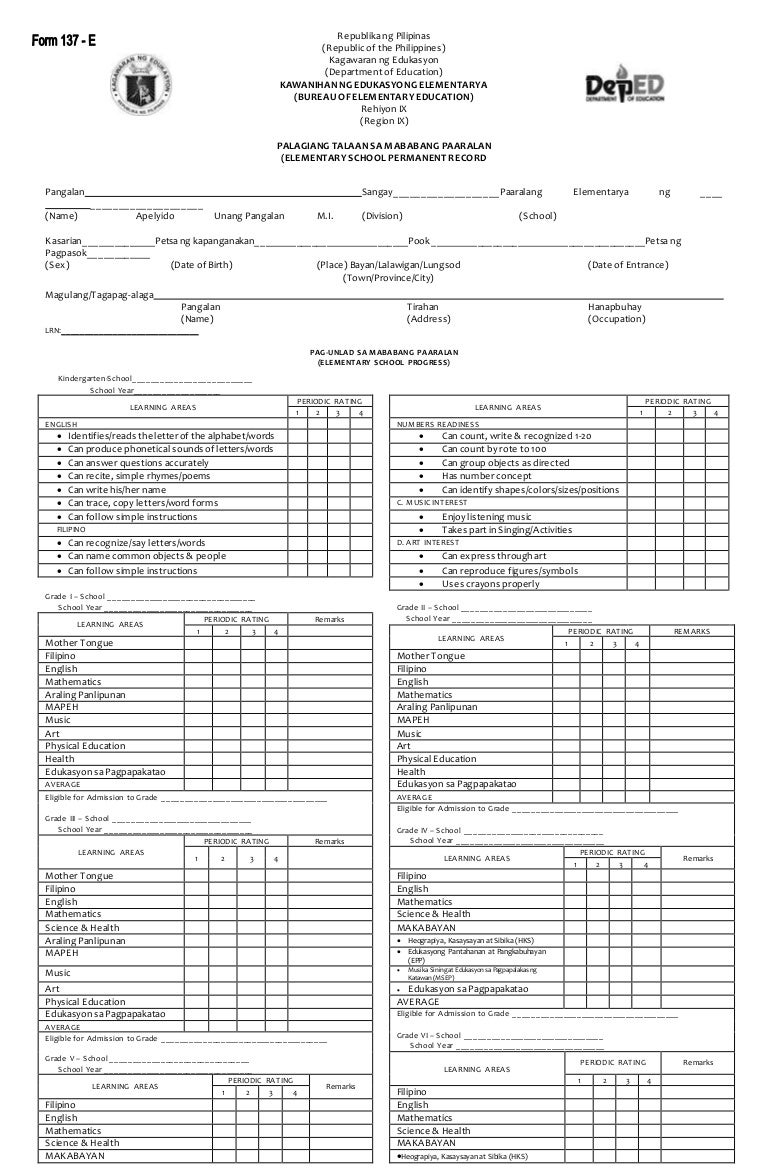 Form 137 K 12 form-137-k-12