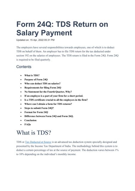 Income Tax Calendar: Important Dates for F.Y. 2024-2025 | PDF
