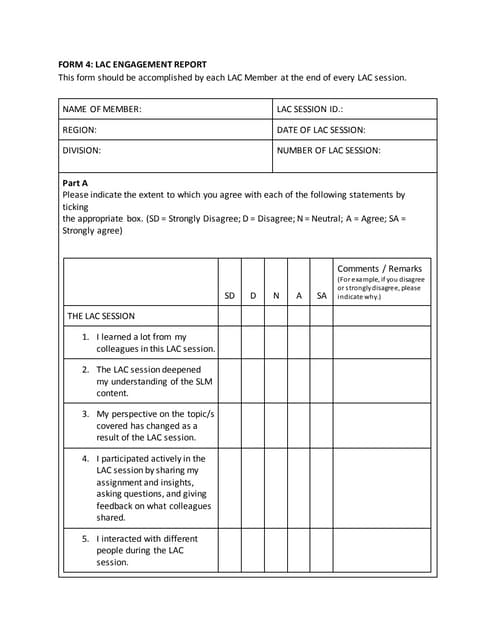 Form 3. lac session report | DOCX