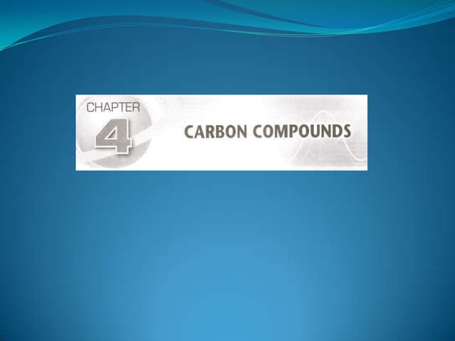 Carbon and its compounds | PPSX