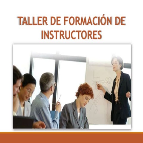 Formación de Instructores........................ | PPT