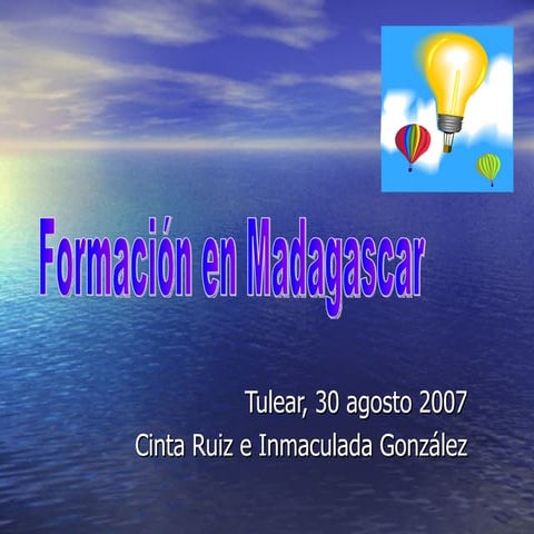 Formación en Madagascar | PPT