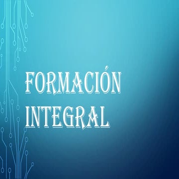 Formación integral | PDF