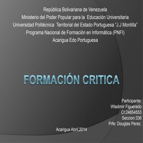 Formacion critica del hardware libre | DOCX