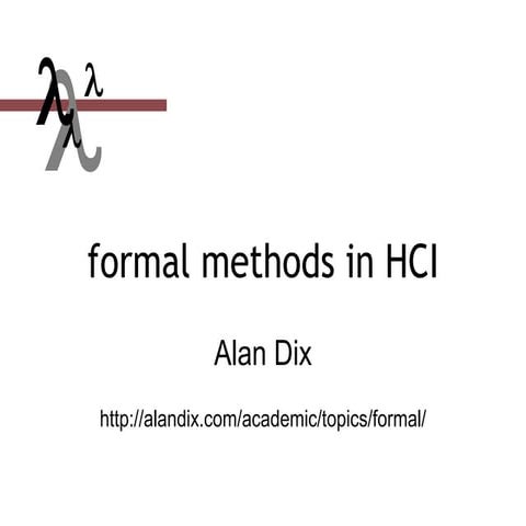 Formal 1 – Introduction | PPT