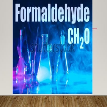 1 Running head FORMALDEHYDE EXPOSURE ASSESSMENT .docx