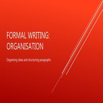 Formal writing | PPTX