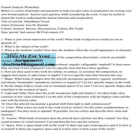 Formal Analysis WorksheetBelow is a series of prompts and question.pdf