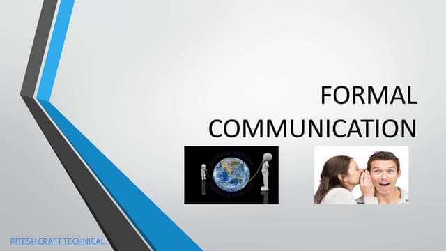 Communication Flows in an Organization | PPT