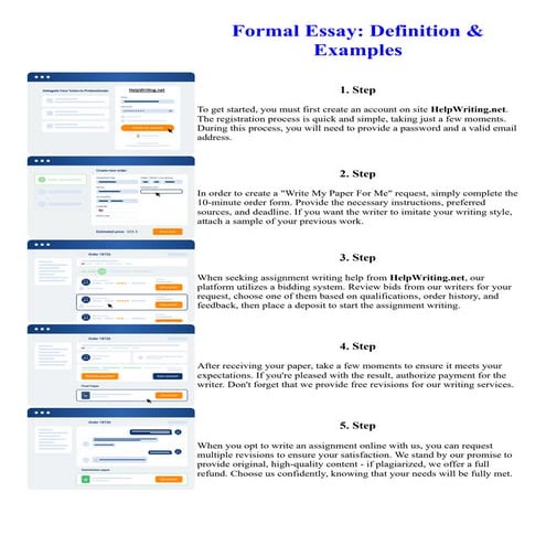 Formal Essay Definition Examples. Online assignment writing service. | PDF