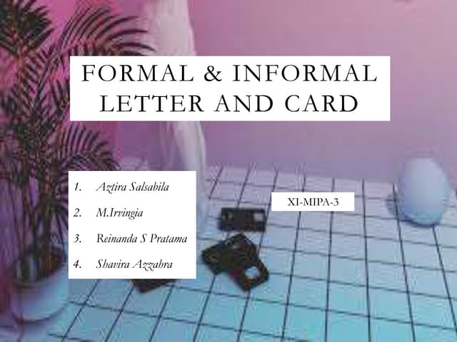Letter and its types (letter writing) | PPTX