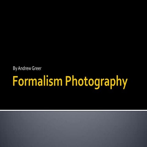 Formalism photography | PPT