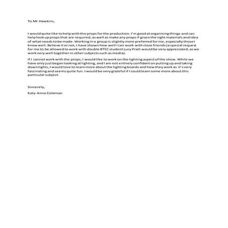 Formal letter request | PDF