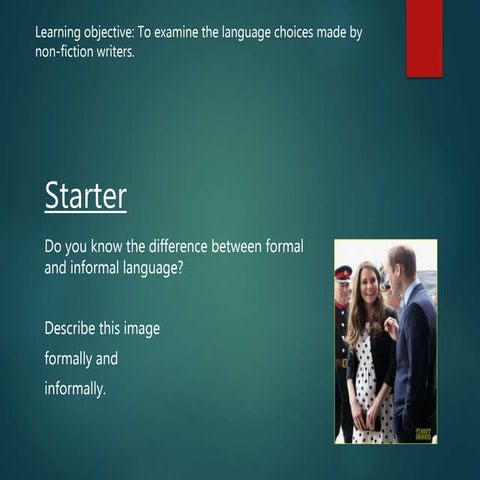 Formal letter lesson PPT | PPTX